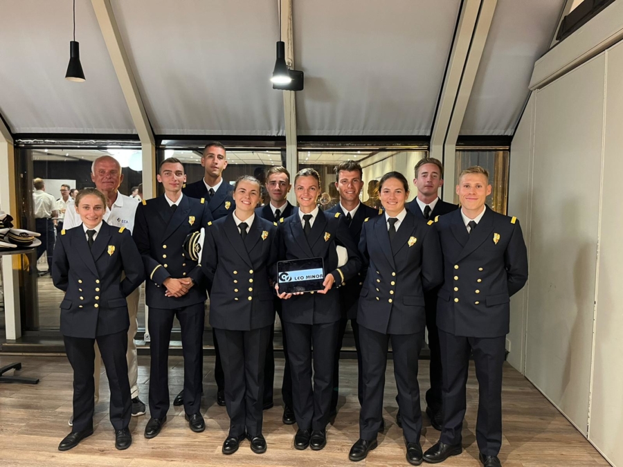 LEO MINOR embarque aux côtés des élèves commissaires de l’ECA à l ...